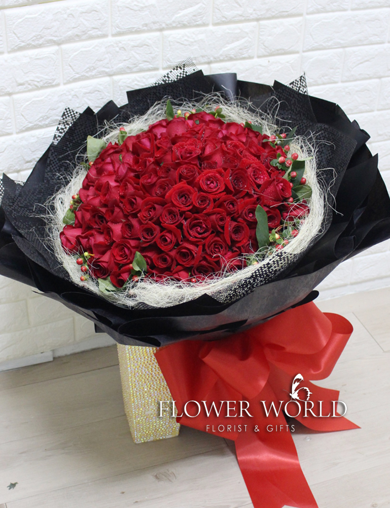 99 Roses | Proposal Bouquet | Birthday Flowers | Proposal Flowers ...